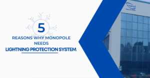 TAKO since 1979: Lightning Protection System for Monopole - Ensure Safety