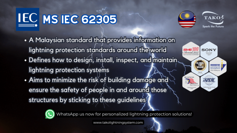 MS IEC62305 Effective Lightning Protection in Malaysia - TAKO since 1979