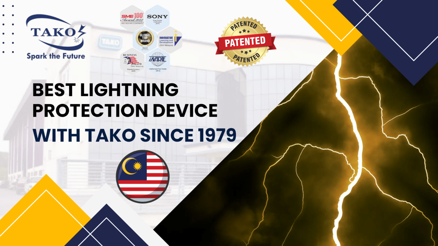 Best Lightning Protection Device in MY with TAKO since 1979