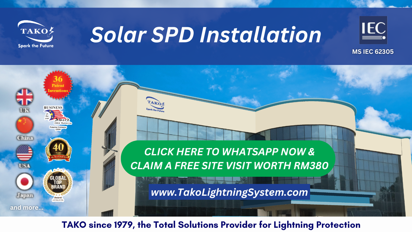 TAKO since 1979: Solar SPD Installation