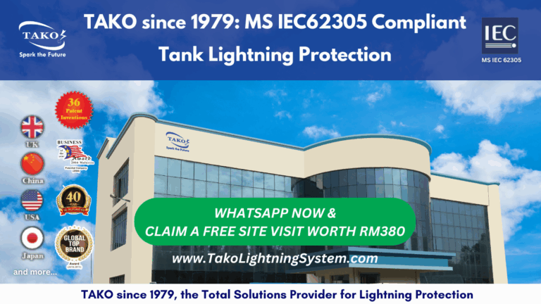 TAKO since 1979: Tank Lightning Protection